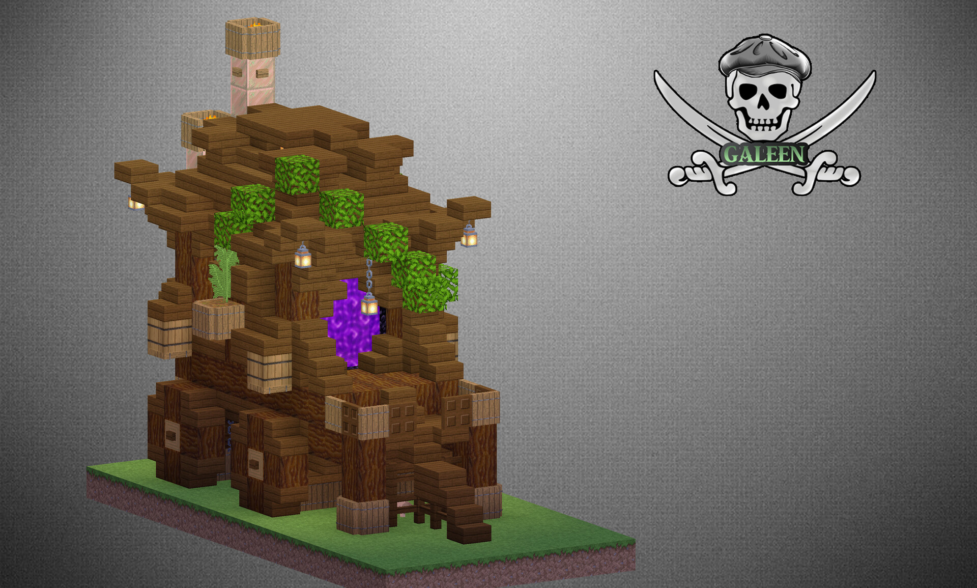 Trailer Steampunk Fantasy Minecraft Map