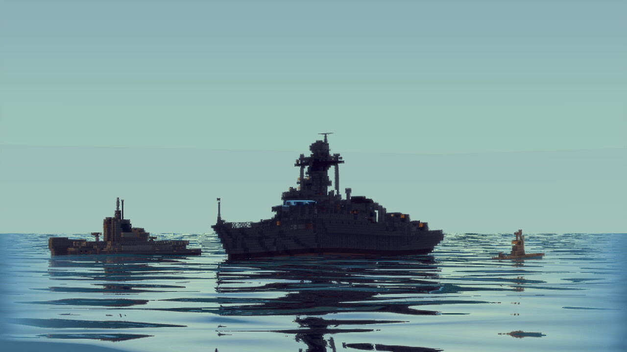 A submarine (schematic file available ) Minecraft Map