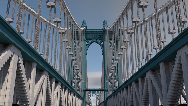 Manhattan Bridge Minecraft Map