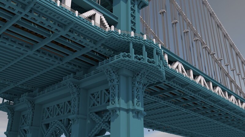 Manhattan Bridge Minecraft Map