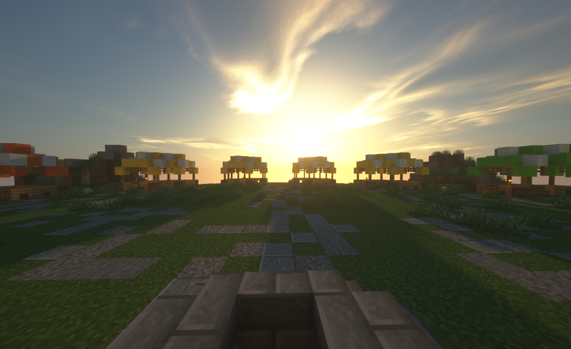 Floating Island Player Shops Minecraft Map