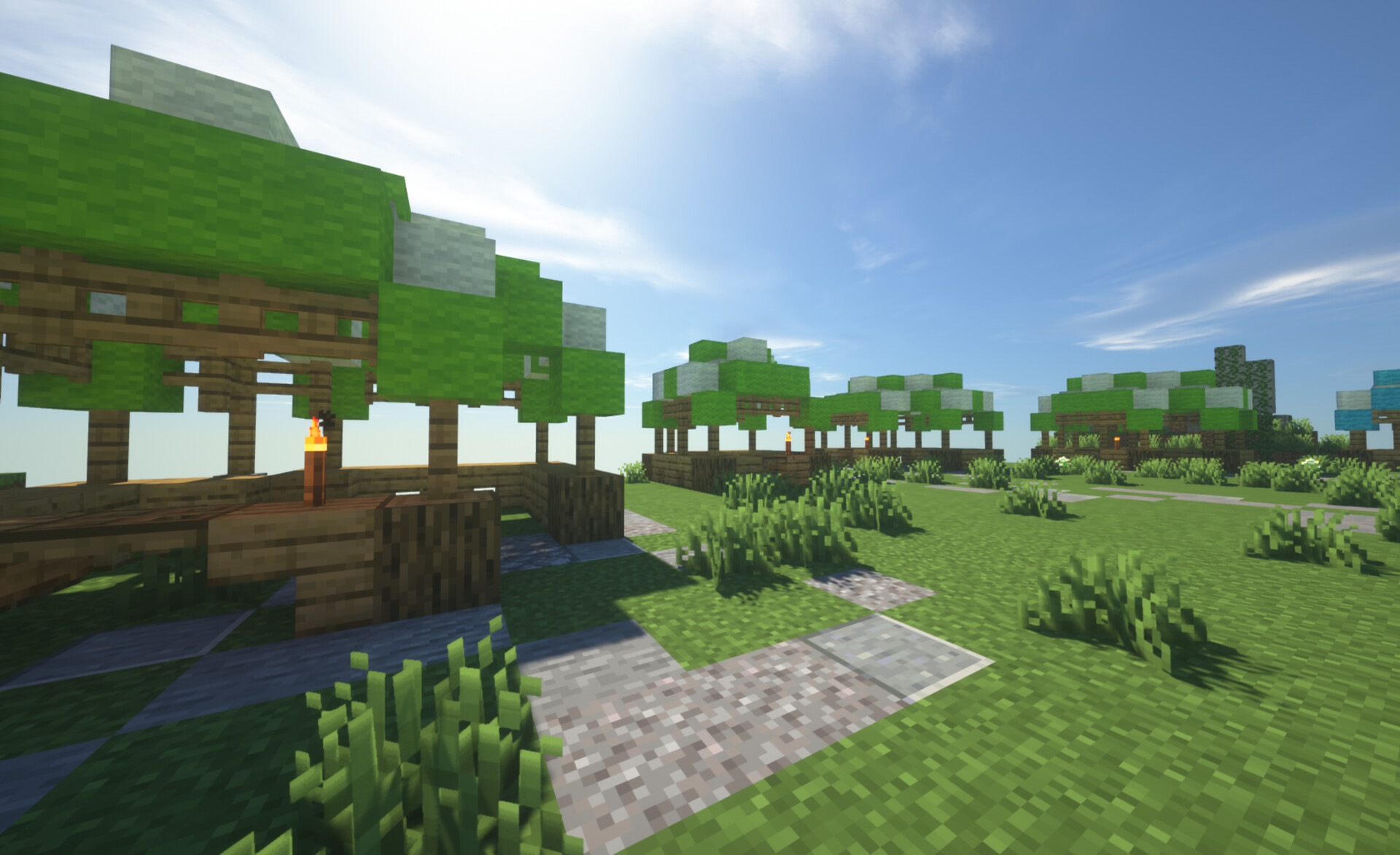 Floating Island Player Shops Minecraft Map