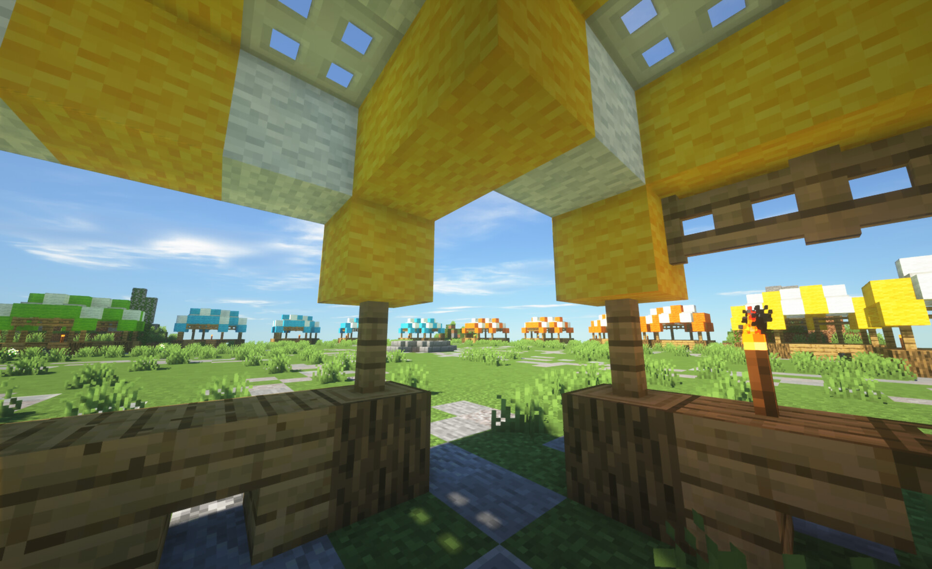 Floating Island Player Shops Minecraft Map