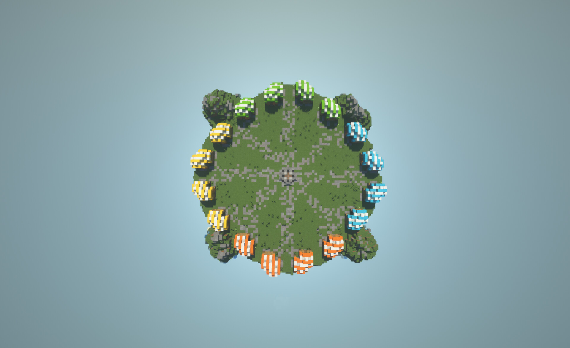 Floating Island Player Shops Minecraft Map