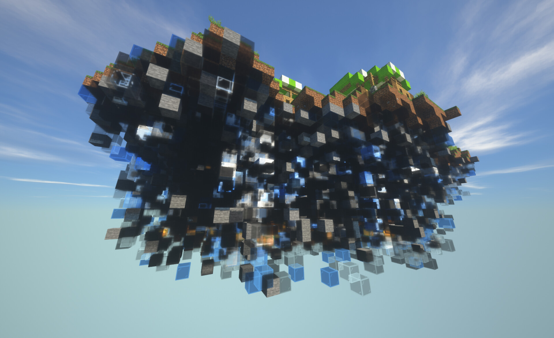 Floating Island Player Shops Minecraft Map