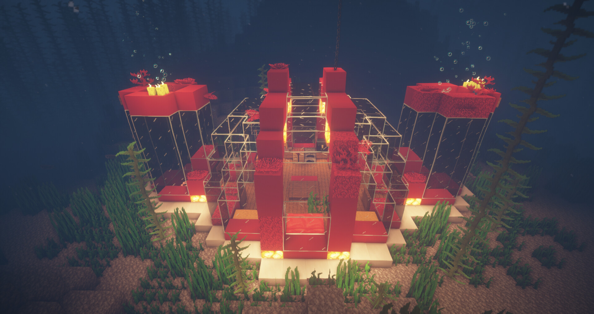 Underwater waystation Minecraft Map