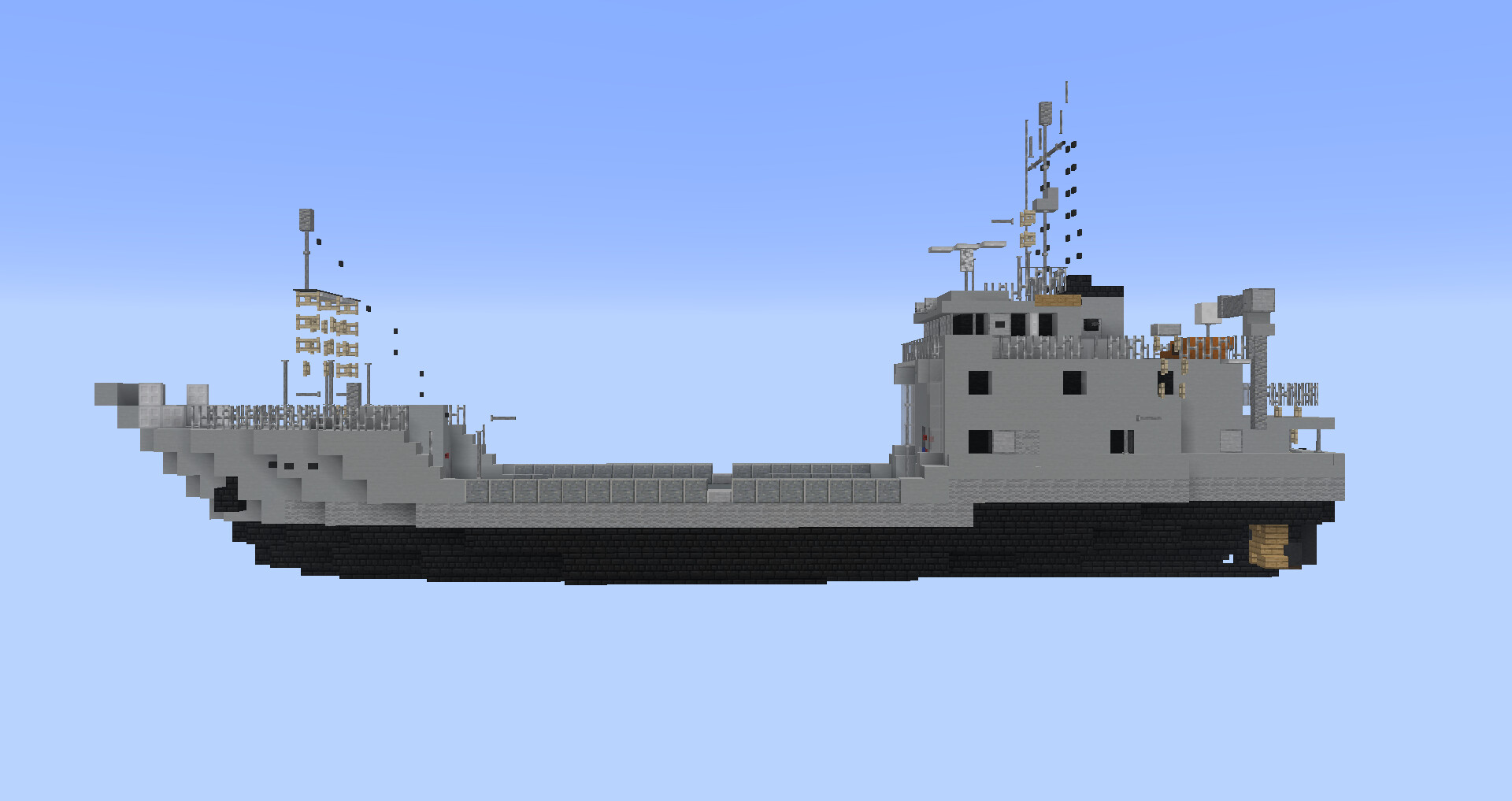 LCU-2000 USAV Runnymede class Landing Craft [1:1] Minecraft Map