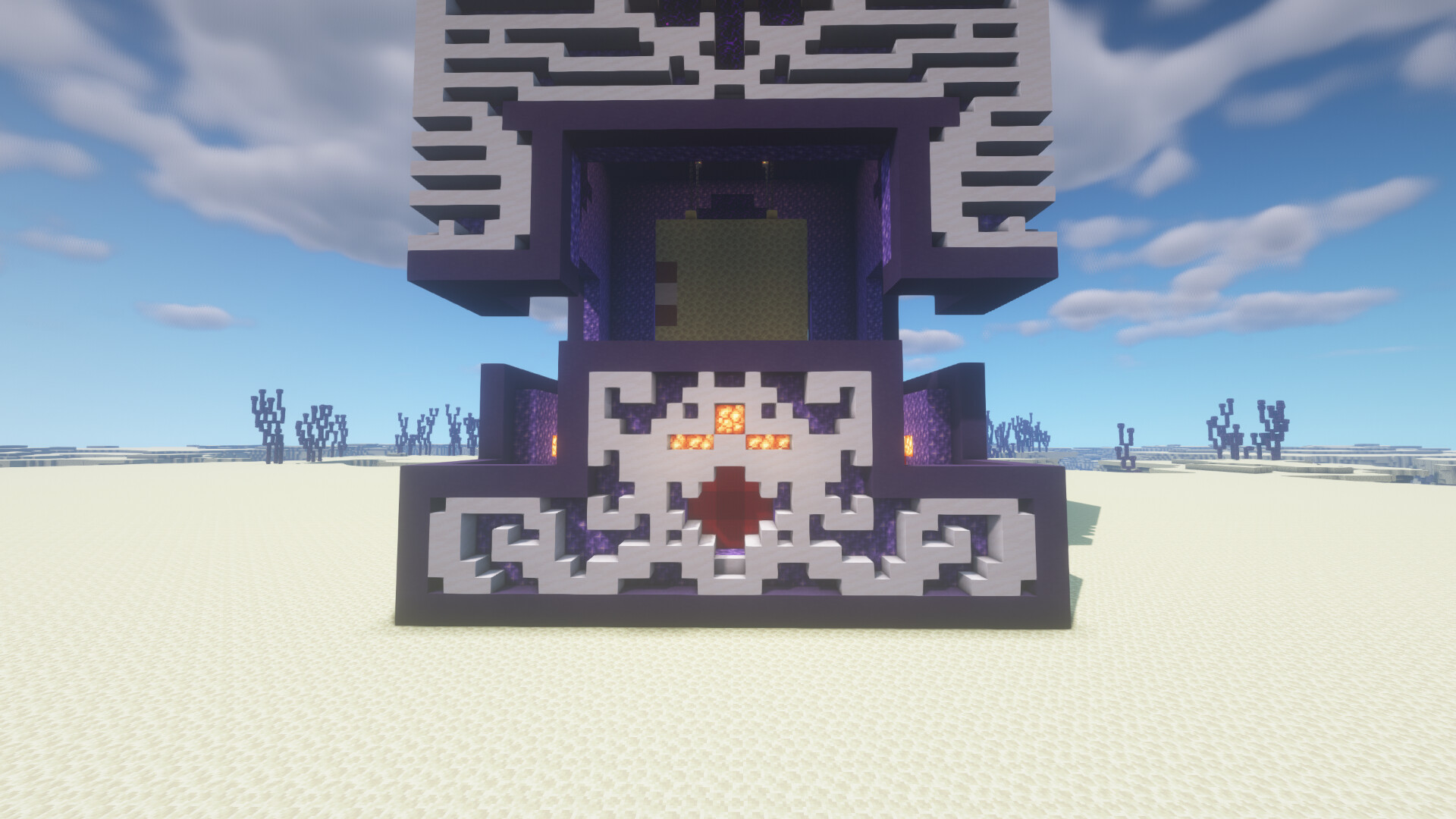 Shulker Box House Minecraft Map