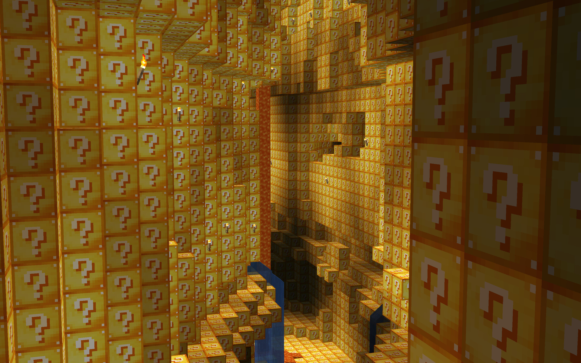 Minecraft But The World Is Lucky Blocks (Lucky Block Map) OFFICIAL ...