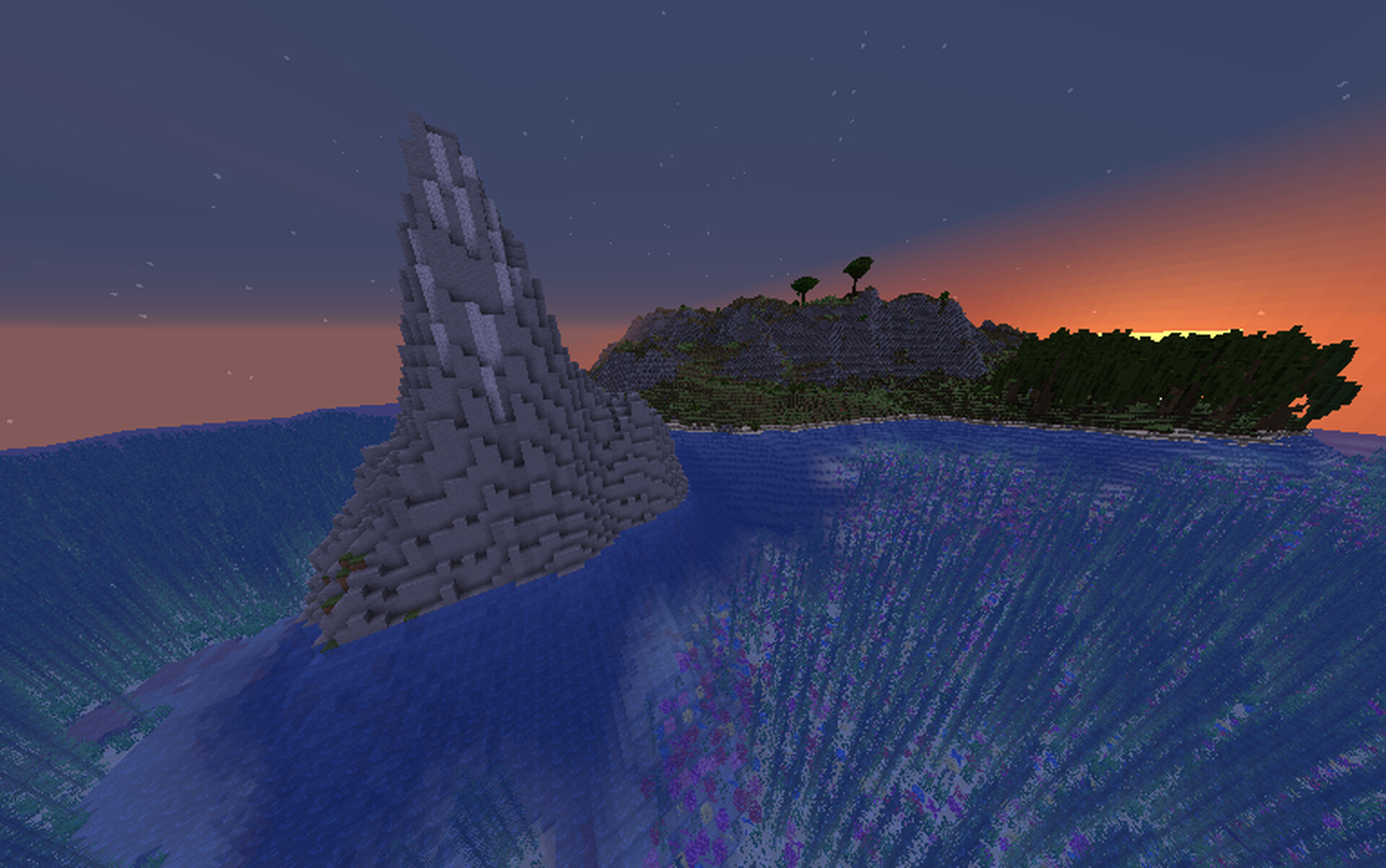 2000x2000 Insel Minecraft Map