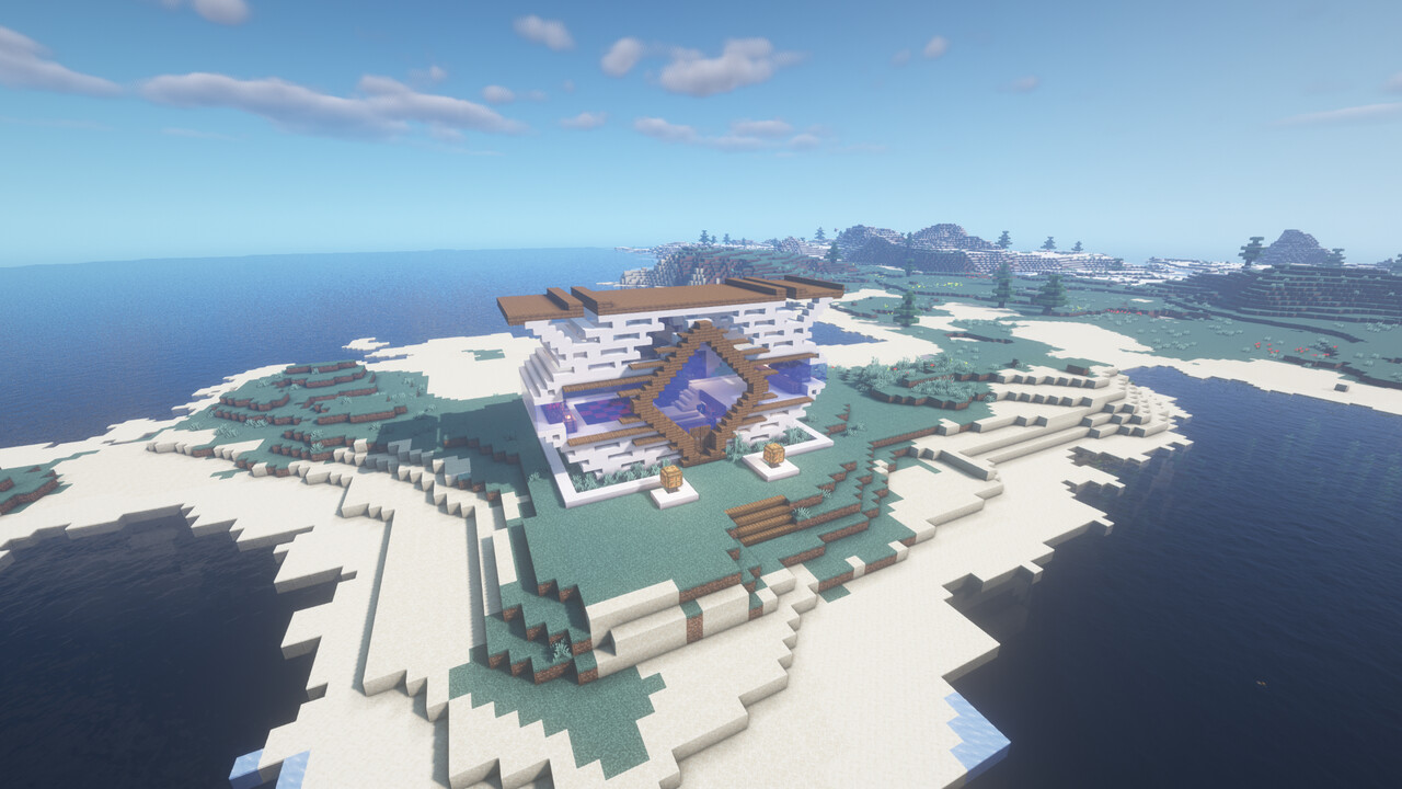 Modern House Minecraft Map
