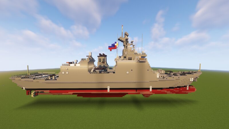Jose Rizal Class Frigate Minecraft Map