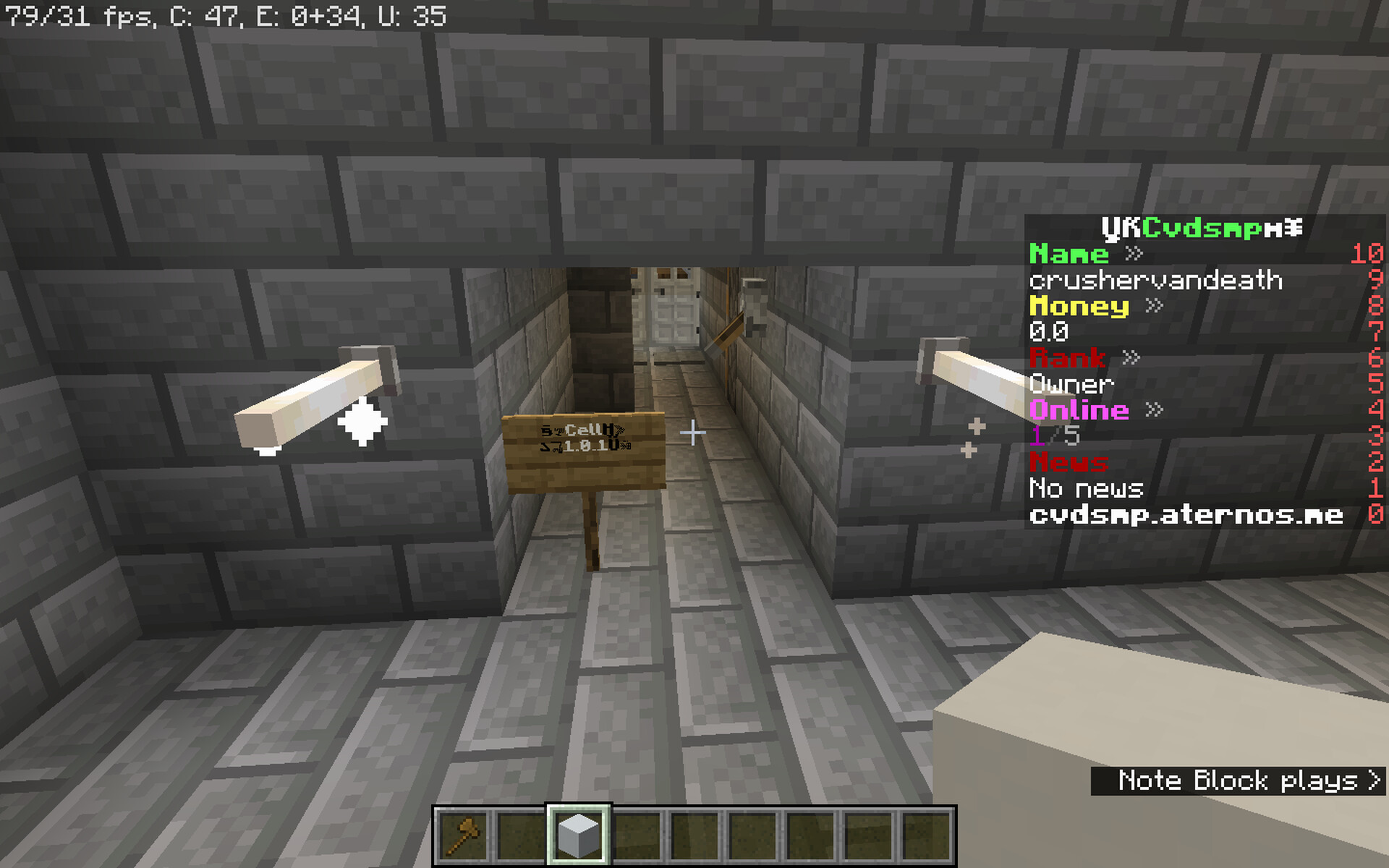 Redstone prison Minecraft Map