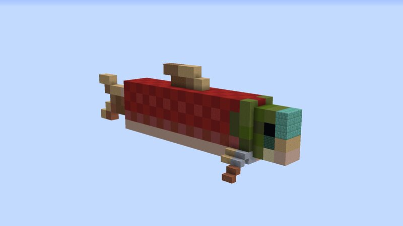Salmon & Cod Mob Statues Minecraft Map