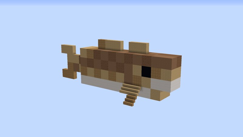 Salmon & Cod Mob Statues Minecraft Map