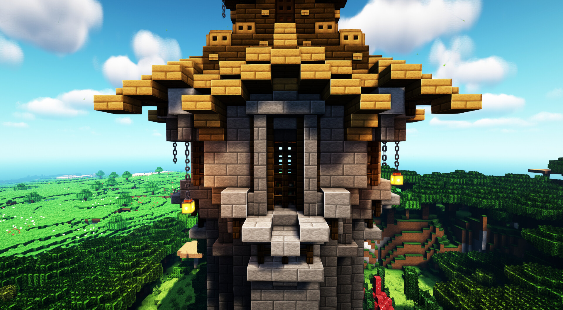 How to build a medieval Tower Minecraft Map