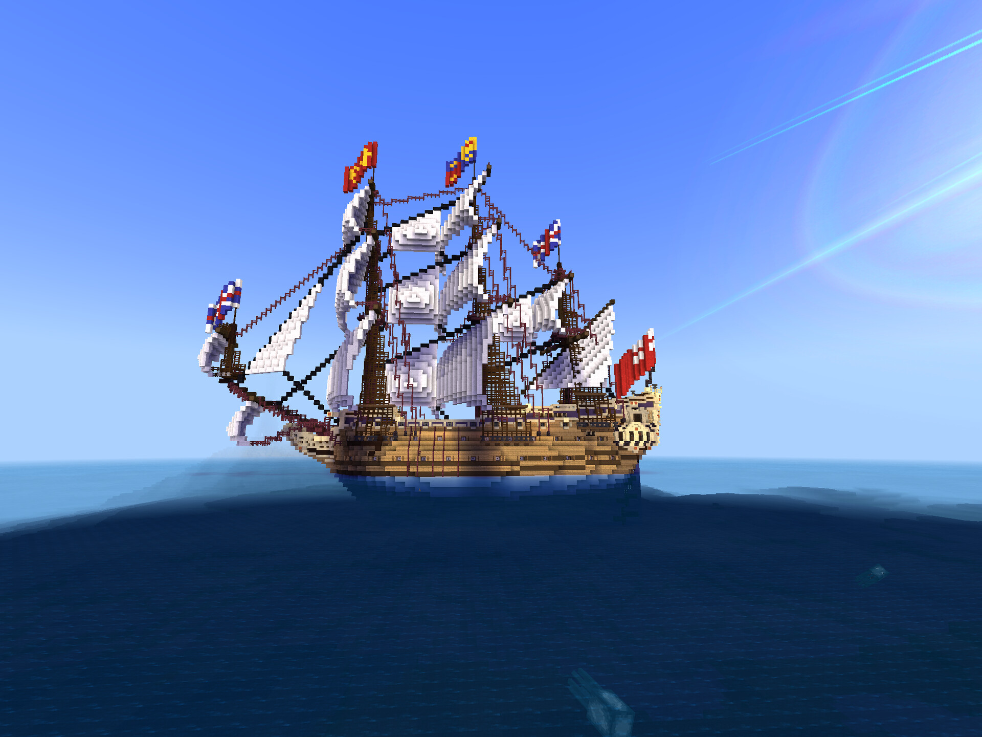 HMS ROYAL CHARLES 1655 Minecraft Map