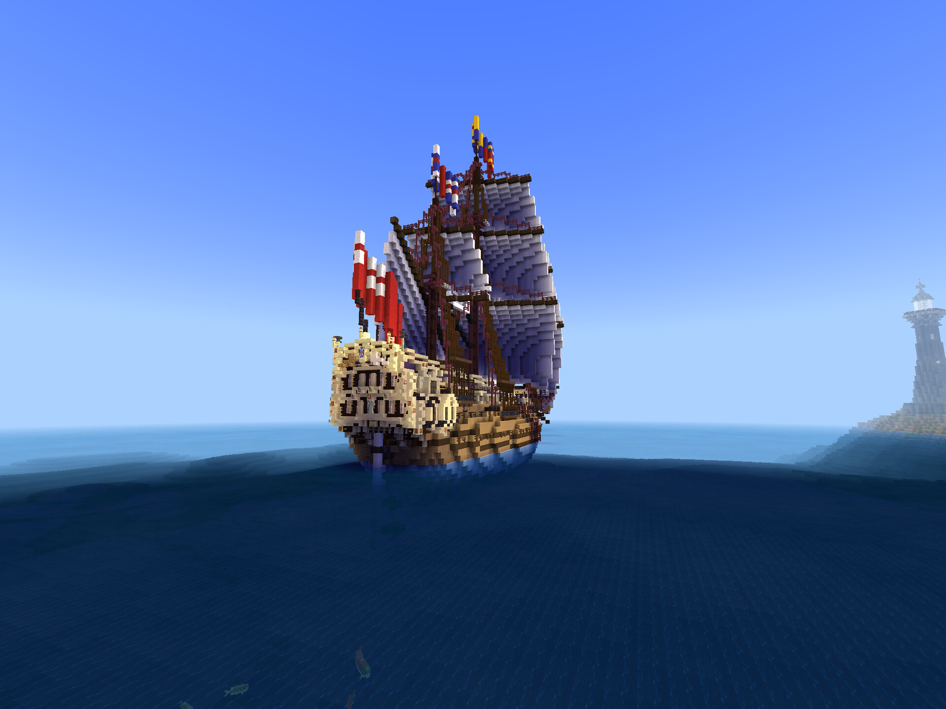 HMS ROYAL CHARLES 1655 Minecraft Map
