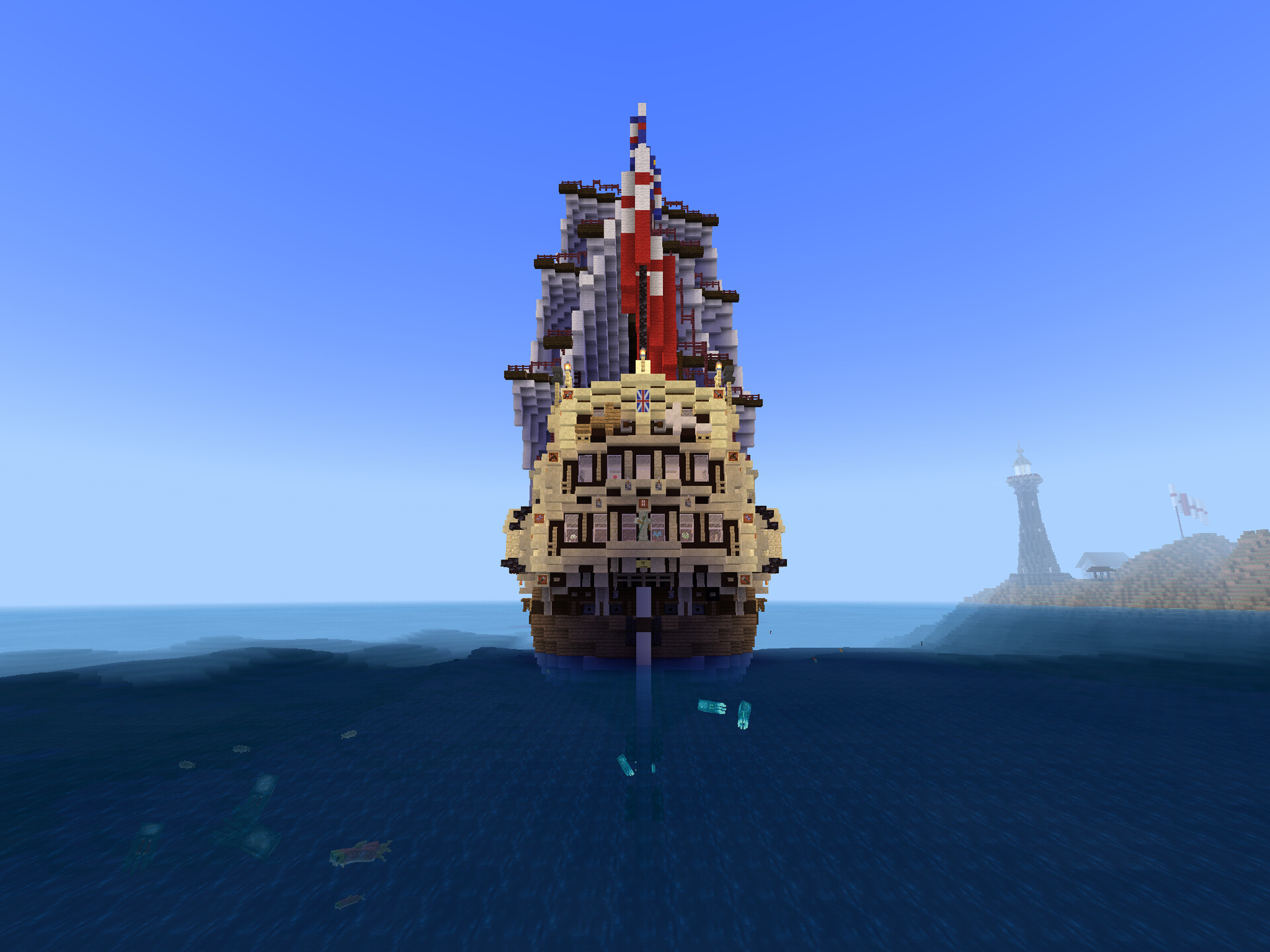 HMS ROYAL CHARLES 1655 Minecraft Map