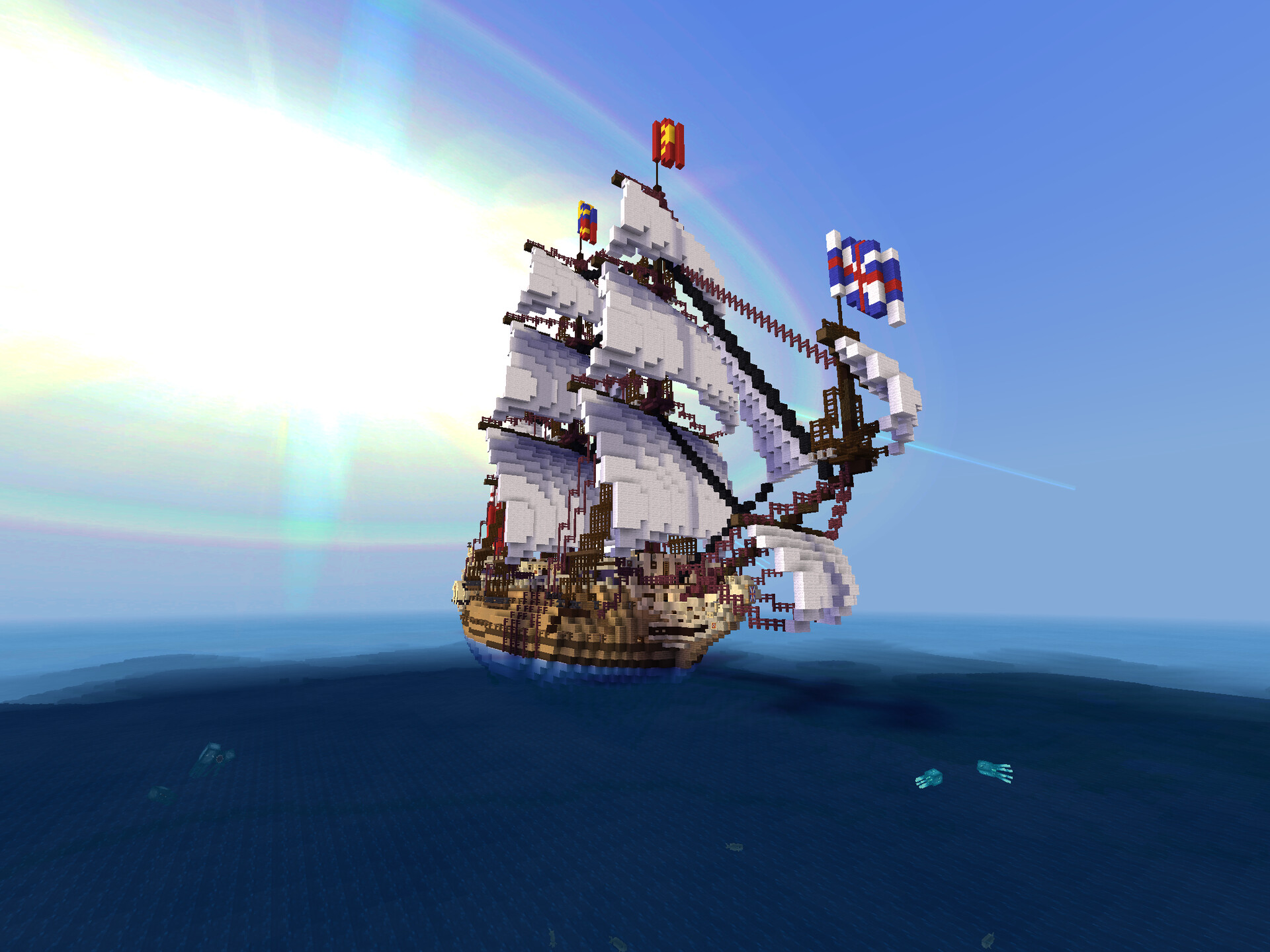 HMS ROYAL CHARLES 1655 Minecraft Map