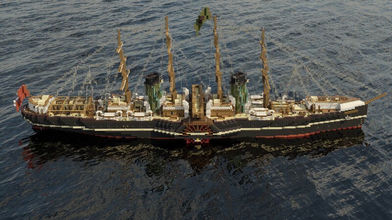 SS ATLANTIC (1850) [FULL INTERIOR] Minecraft Map