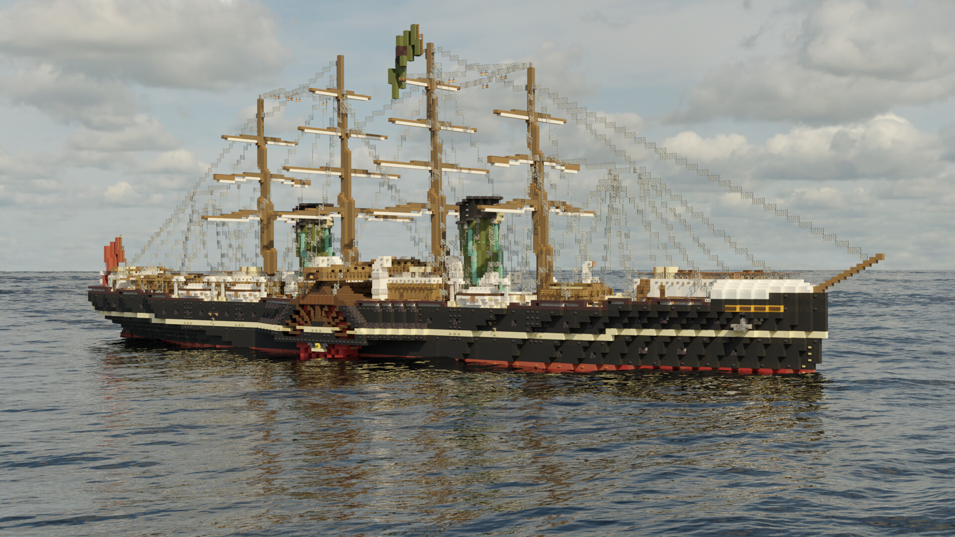 SS ATLANTIC (1850) [FULL INTERIOR] Minecraft Map