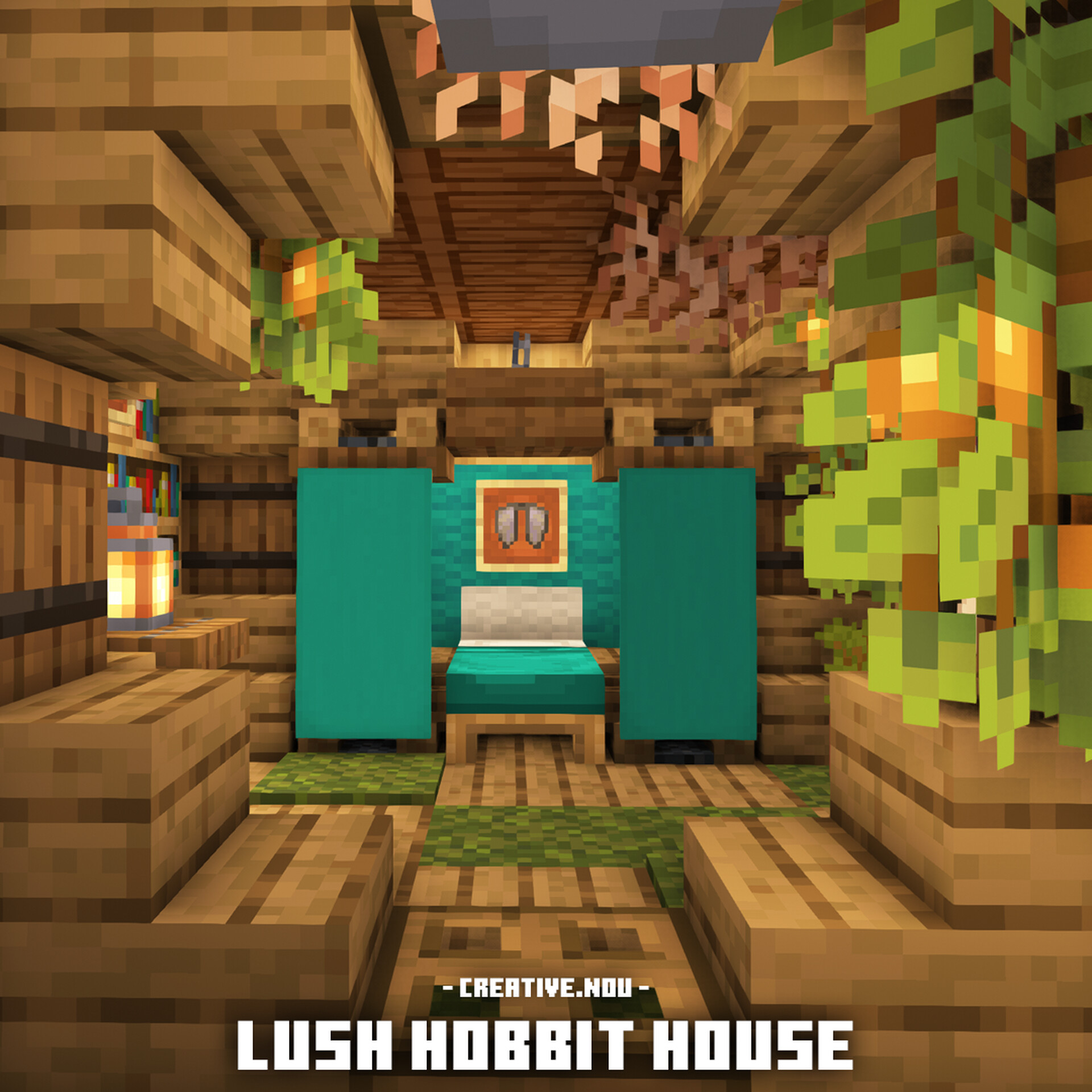 Lush Hobbit House Minecraft Map