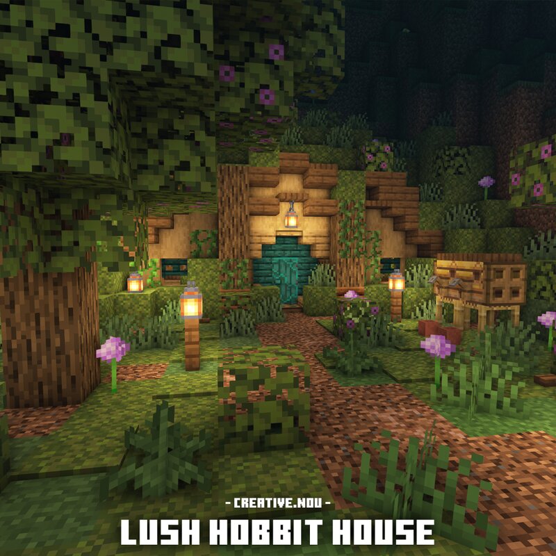 Lush Hobbit House Minecraft Map