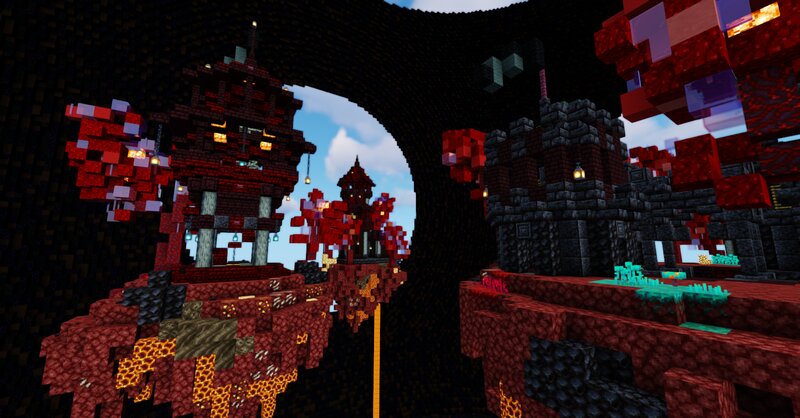 Skywars Map - Nether Themed Minecraft Map