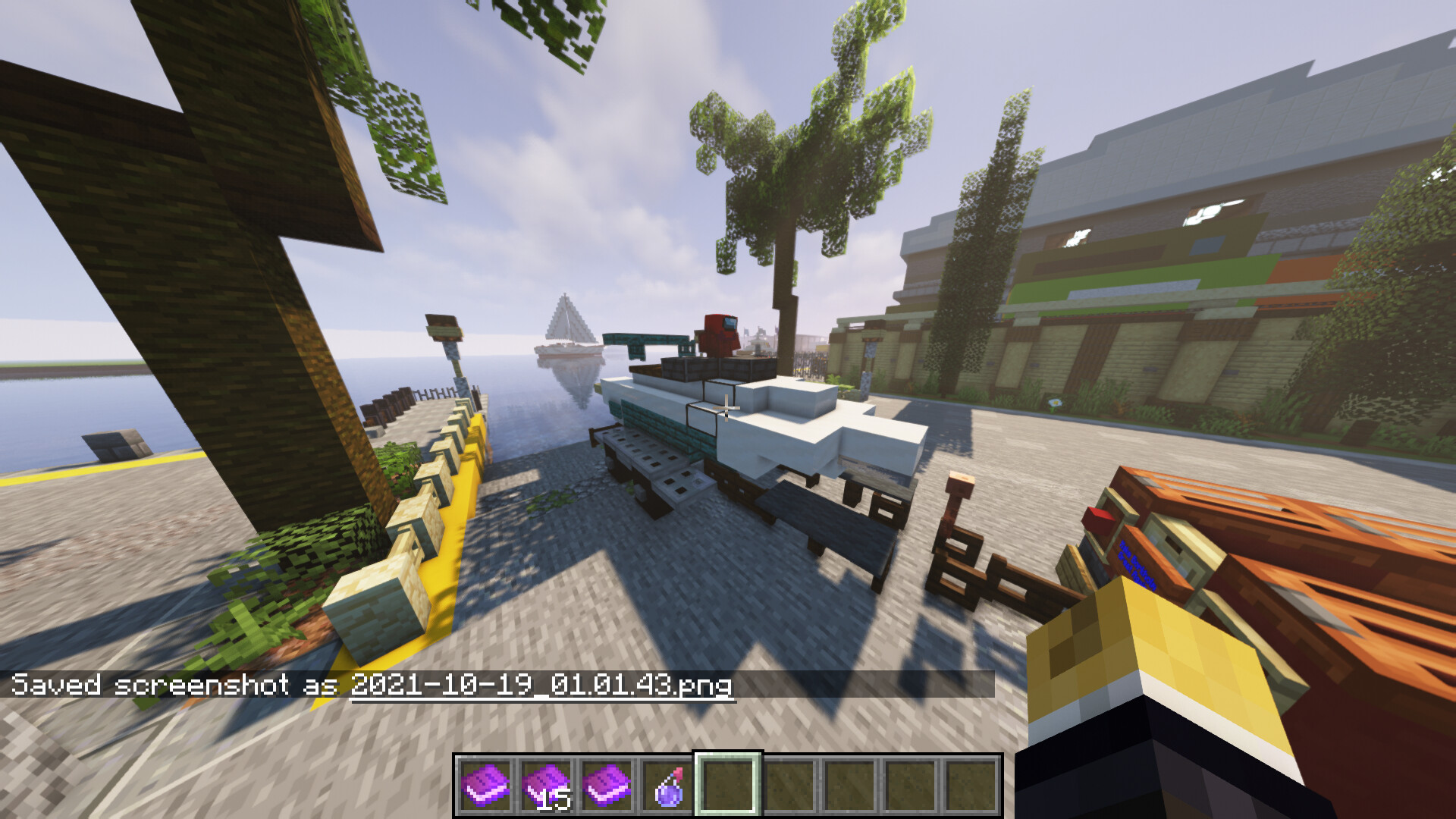 Among us imposter boat Minecraft Map