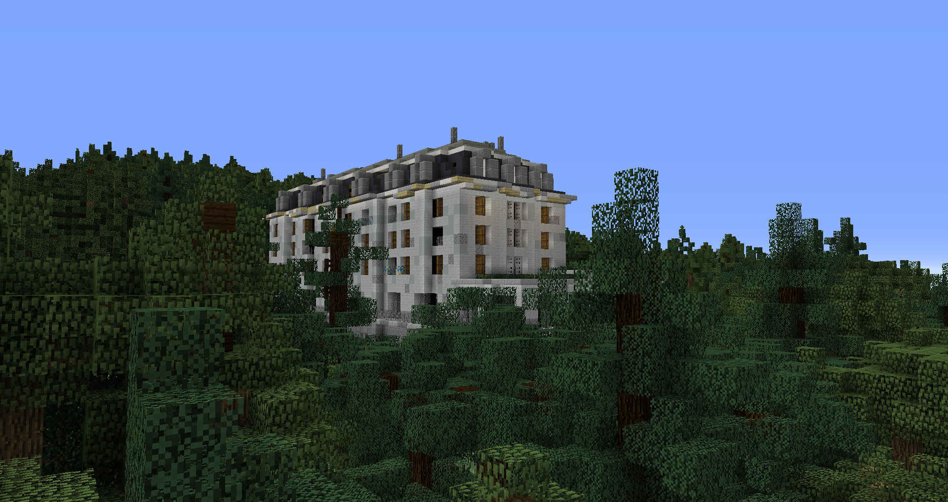 Abandoned Hotel ( Grand Hotel du Markstein : reproduction in minecraft ...