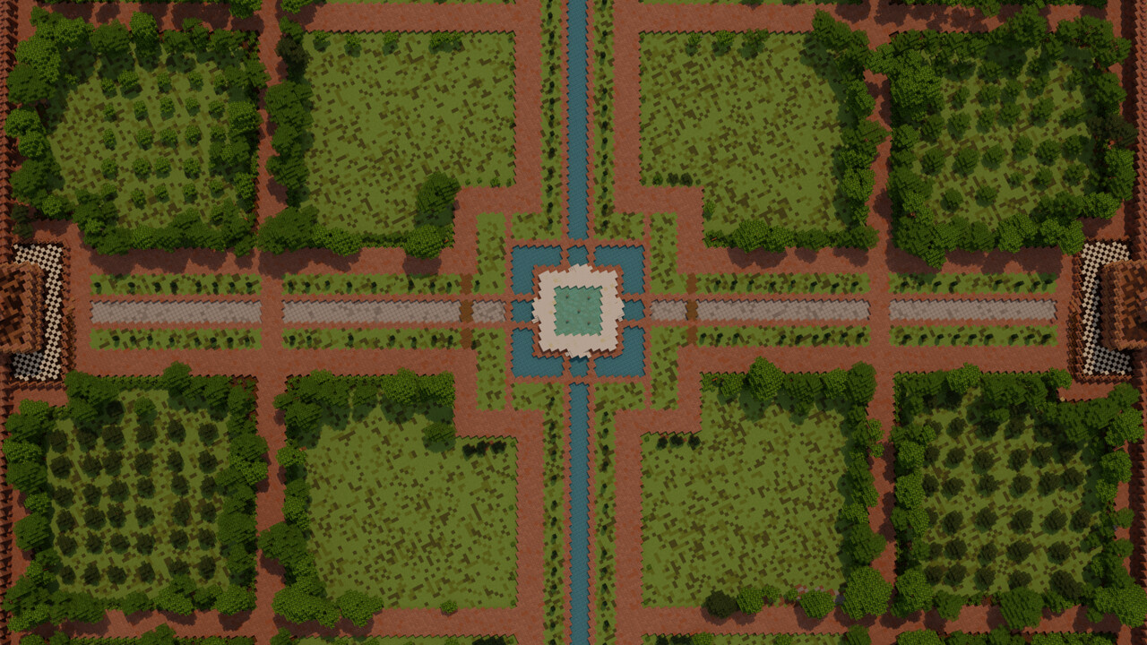 The Taj Mahal, India built on 1:1 scale (BTE) Minecraft Map