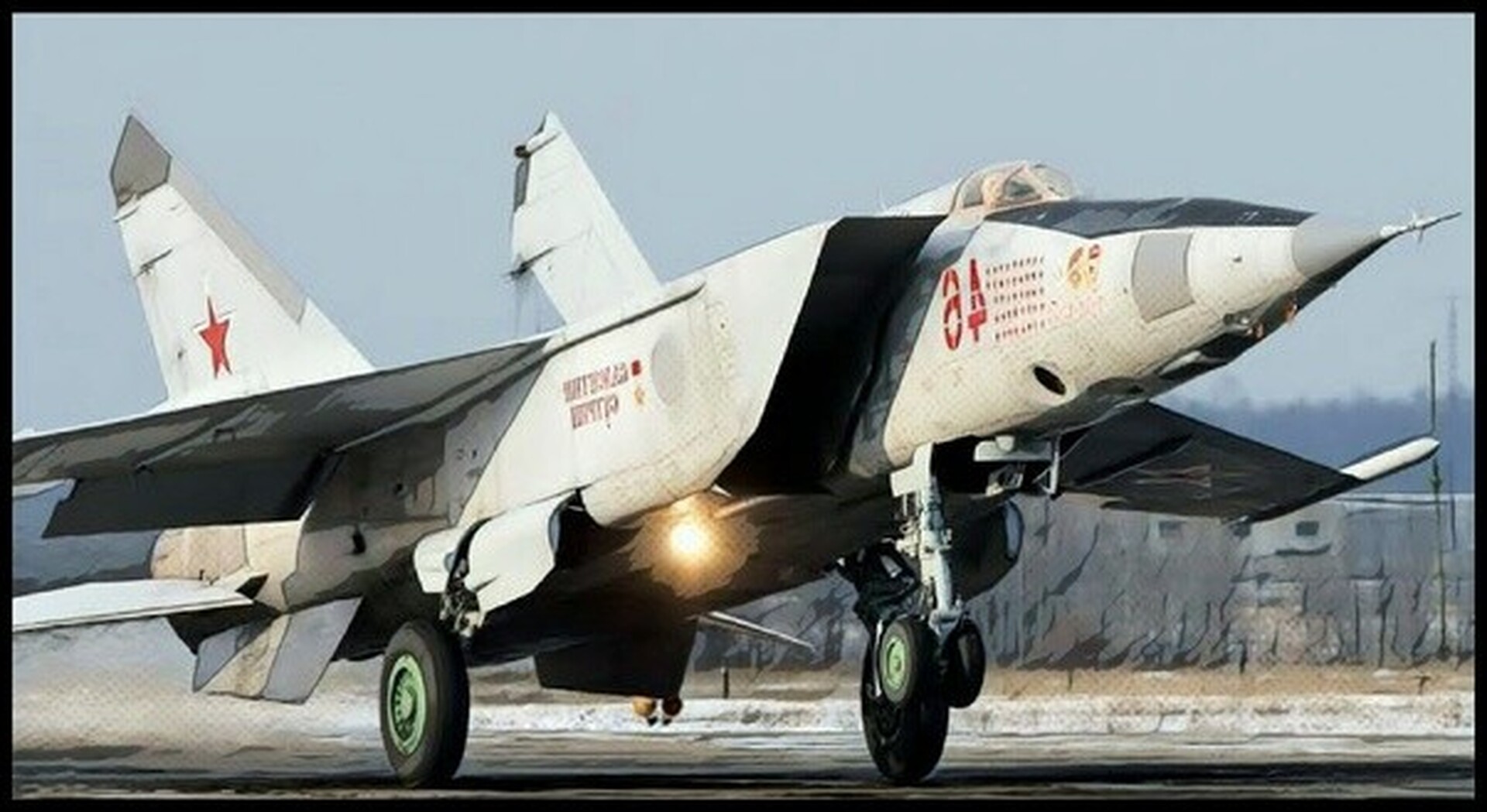 1.5:1 scale MiG-25 Foxbat Minecraft Map