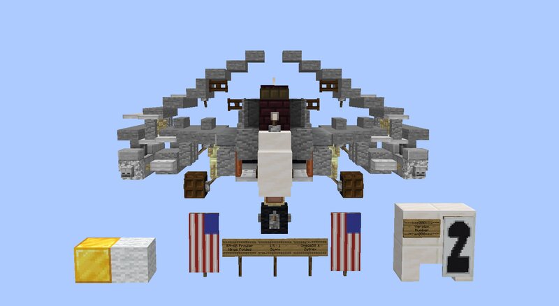 EA-6B Prowler - 1.5:1 Minecraft Map