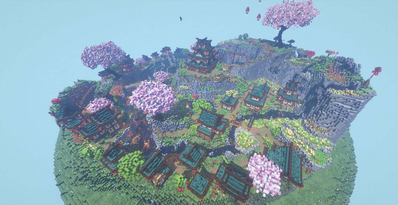 Server Lobby (Oriental Theme) Minecraft Map