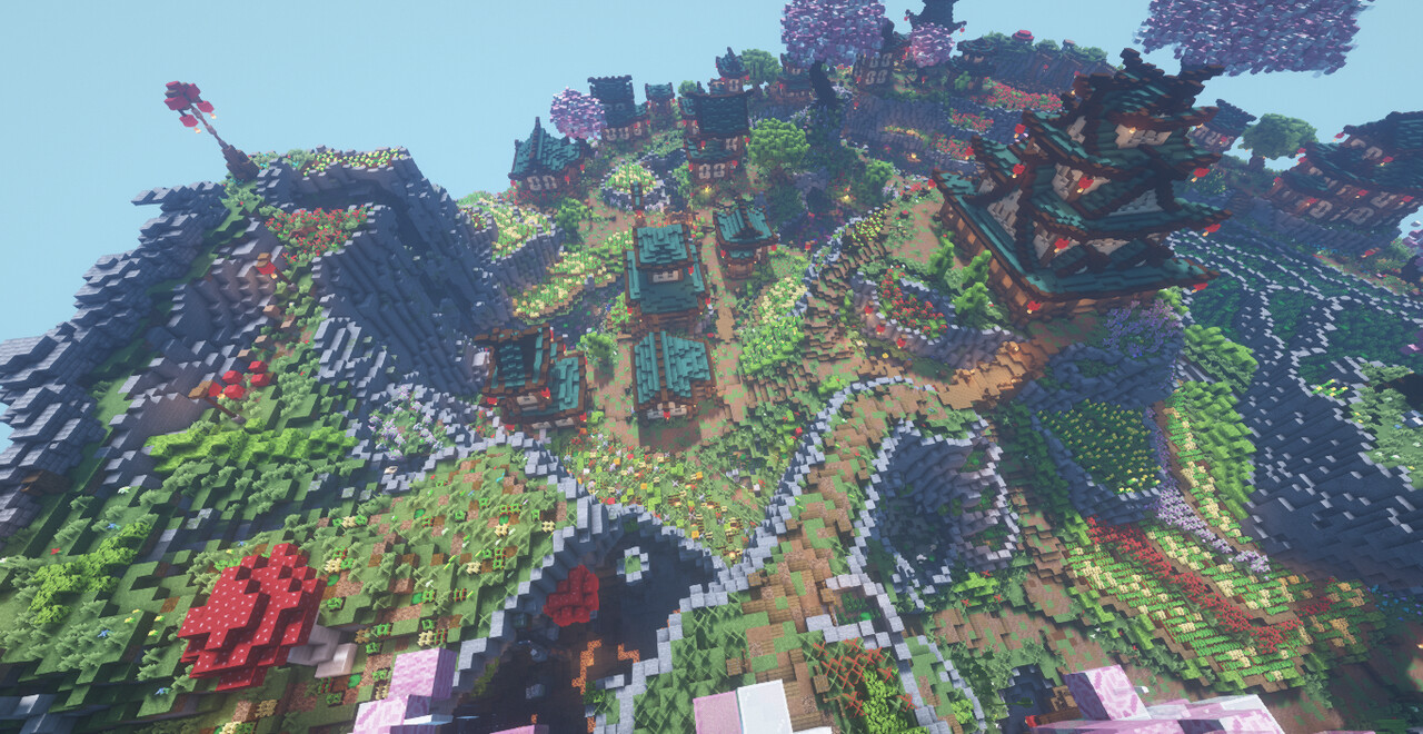 Server Lobby (Oriental Theme) Minecraft Map