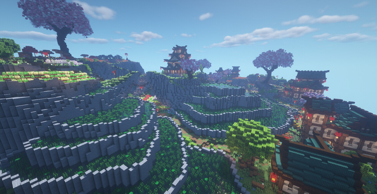 Server Lobby (Oriental Theme) Minecraft Map