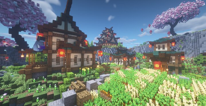 Server Lobby (Oriental Theme) Minecraft Map