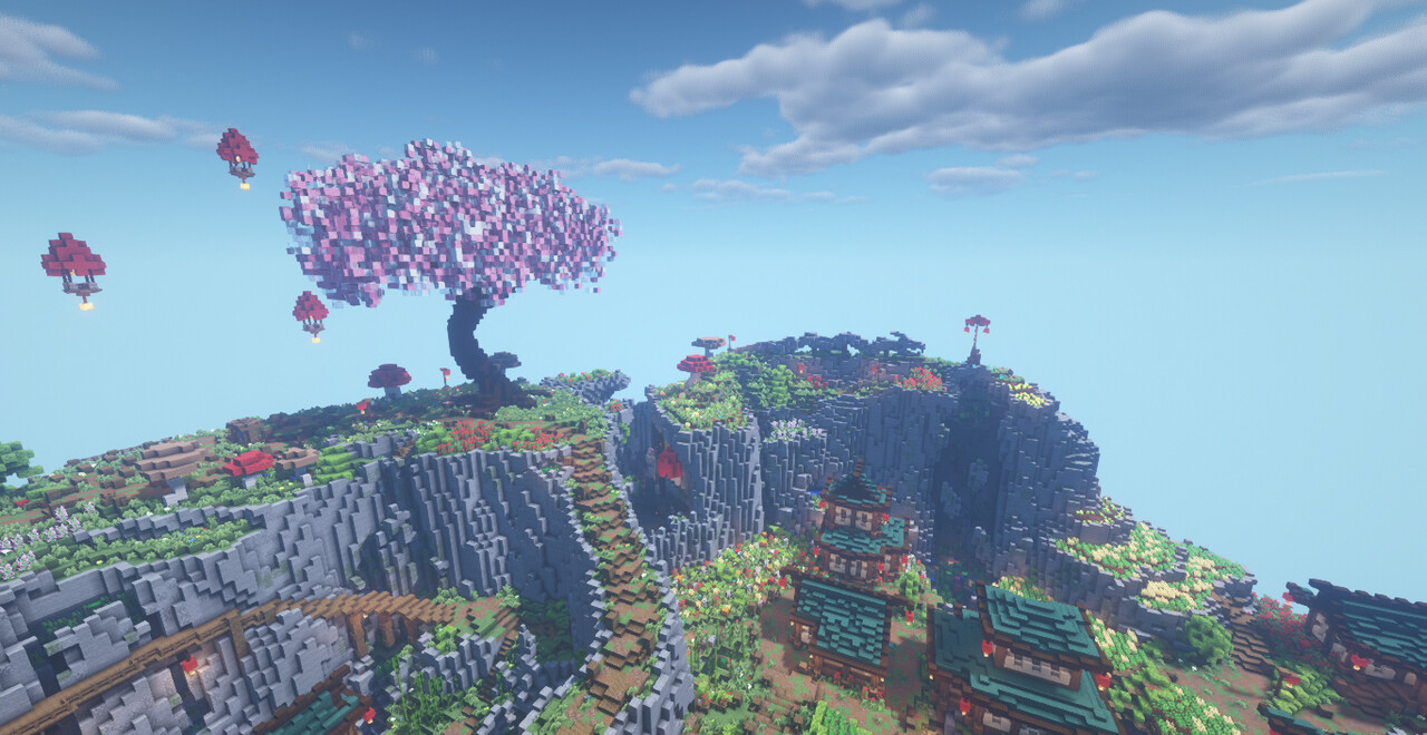 Server Lobby (Oriental Theme) Minecraft Map