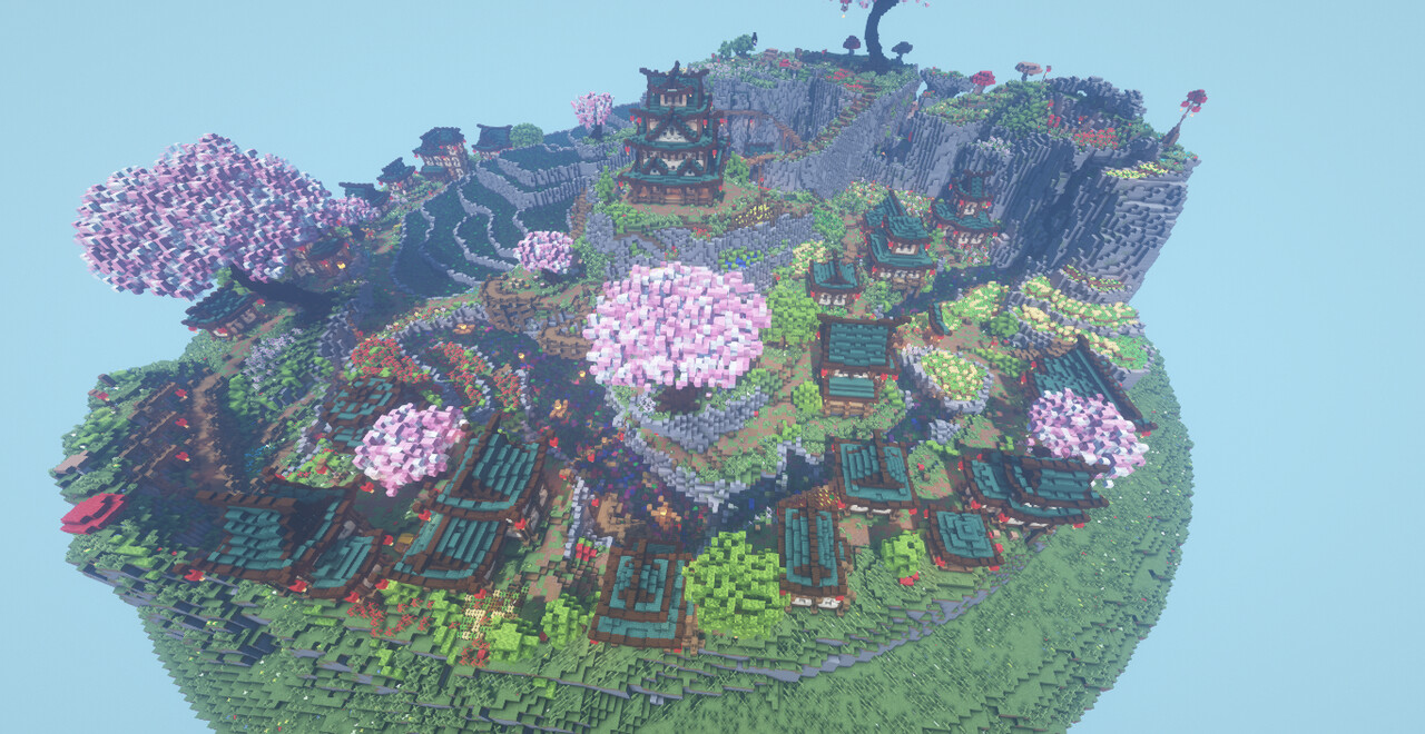 Server Lobby (Oriental Theme) Minecraft Map