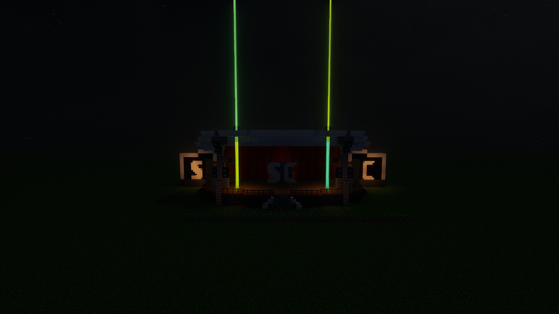 Minecraft Stage with Redstone Minecraft Map