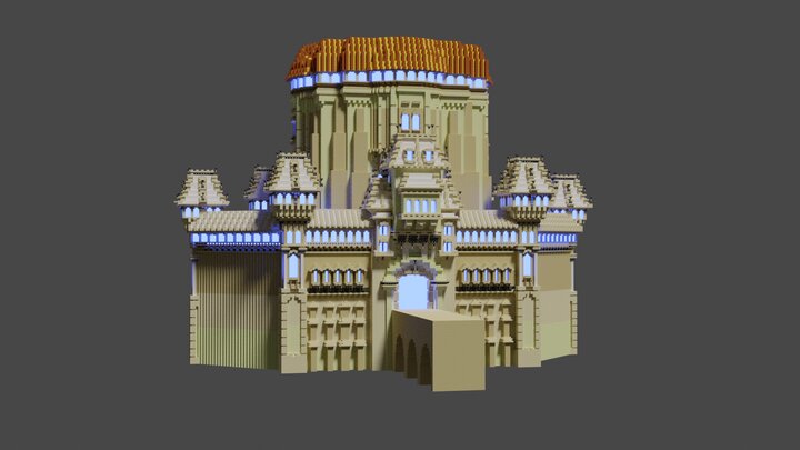 Desert castle Minecraft Map