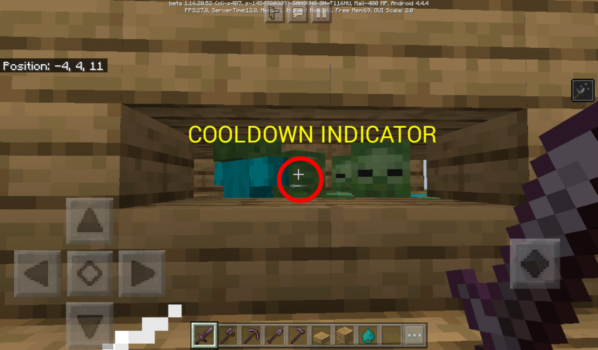 Java Combat System 1.9 on Bedrock(MCPE) Minecraft Map