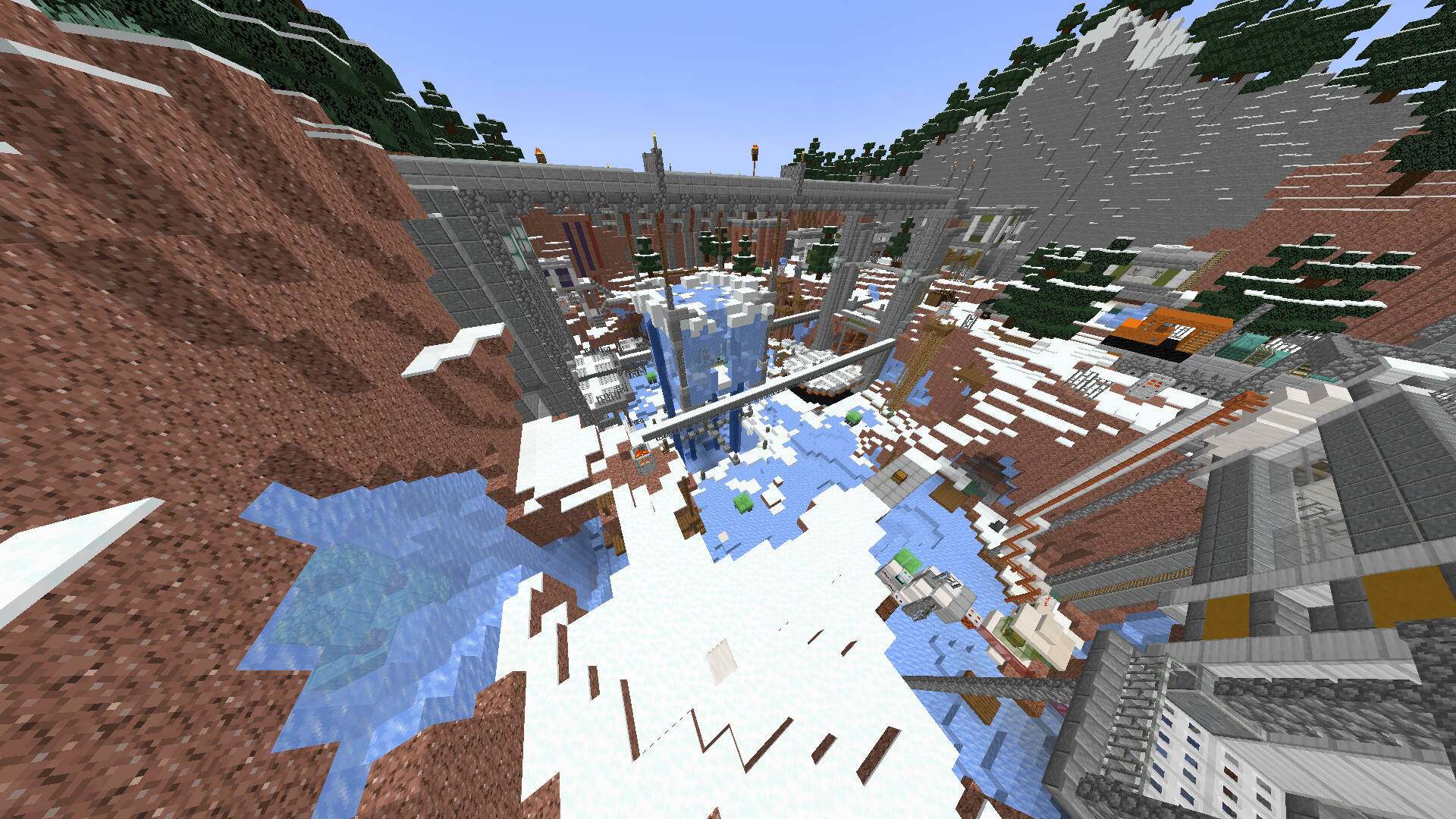 Legacy Edition Battle Map 4 Shrunk And Frontier And Dig Minecraft Map