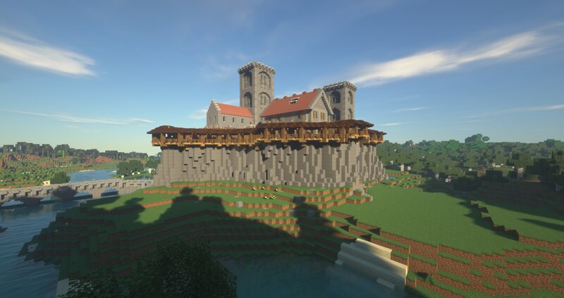 Little fort build in survival Minecraft Map