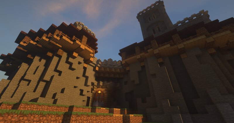 Little fort build in survival Minecraft Map