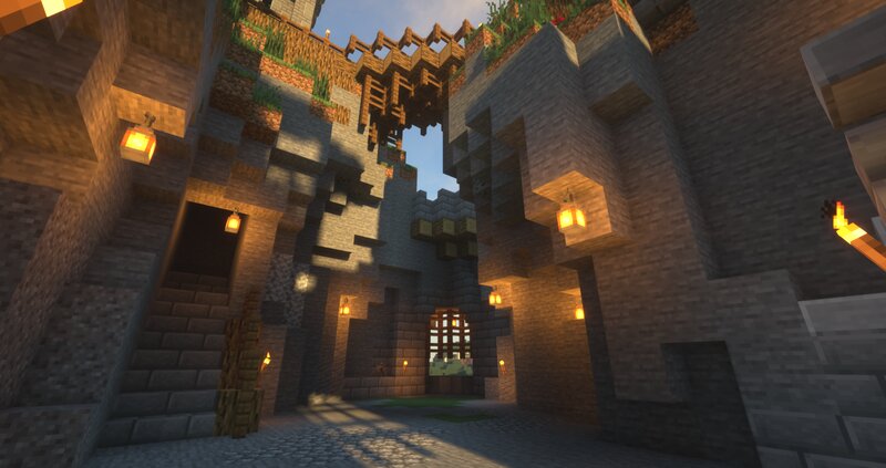 Little fort build in survival Minecraft Map