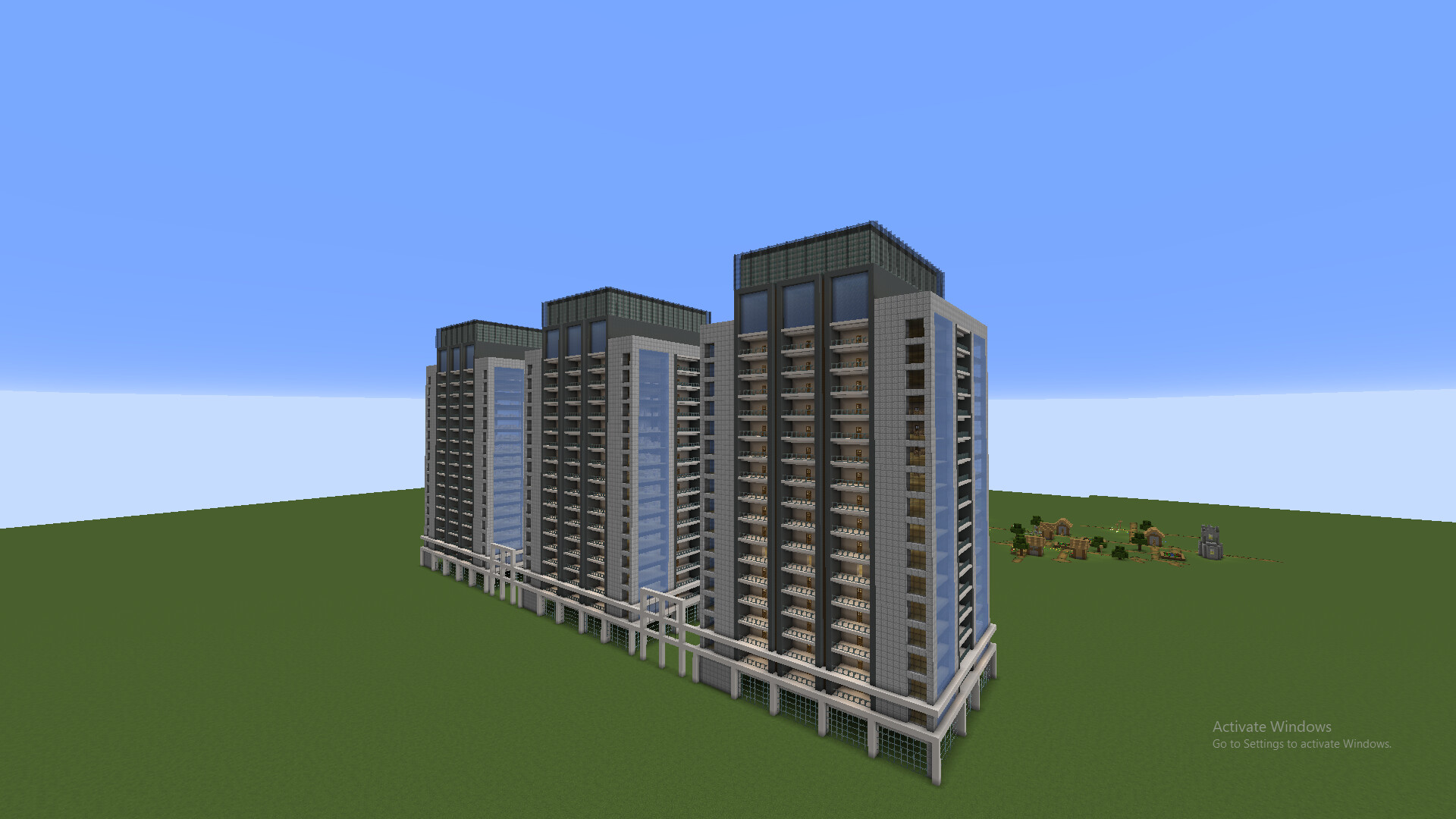 Sky Towers, Erbil, Iraq Minecraft Map