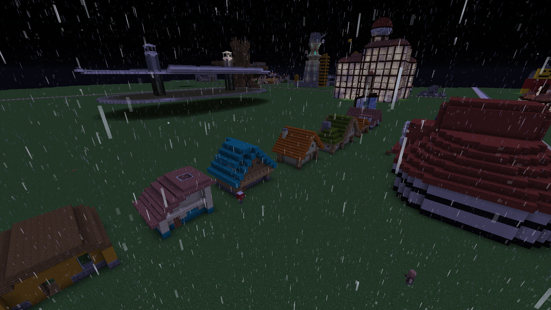 pokemon buildings Minecraft Map