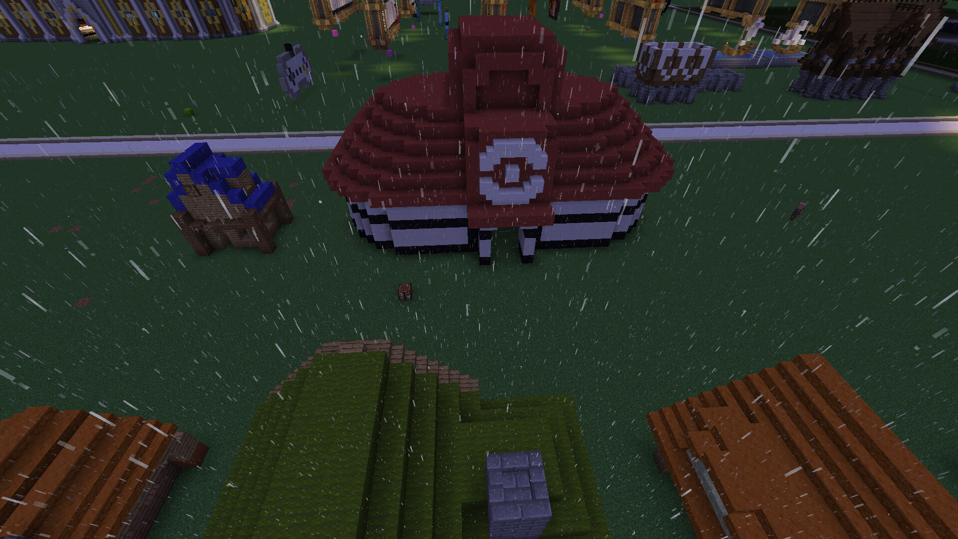 pokemon buildings Minecraft Map